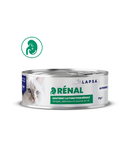 24 boîtes de mousse pour Chat ONP Rénal au Poisson 85g LAPSA